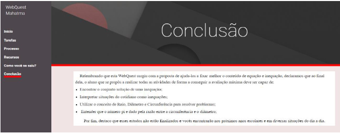 Metodologia WebQuest nas aulas de Matemática em contexto de pandemia da ...